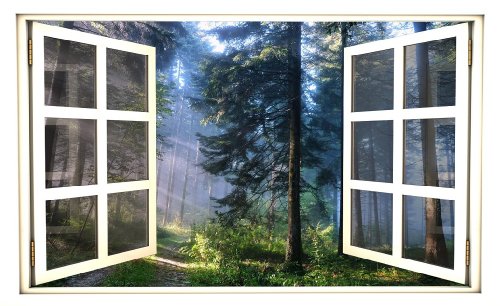 Funky Faux Window Art - 10+ Creative Designs to Choose From