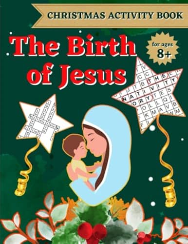 The Birth of Jesus Christmas Activity Book for Children Aged 8+ | The ...