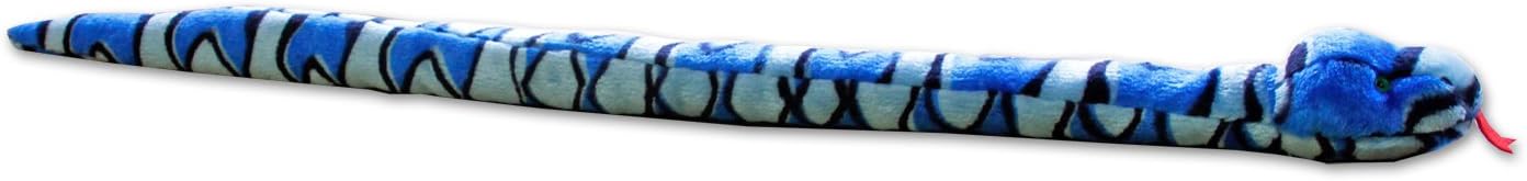 150cm 5ft soft toy snake – 6 assorted cuddly plush designs, 1 sent out ...