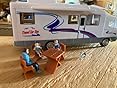 Amazon.com: HAPTIME Cool Mini Motorhome Toy Die-cast Car Pullback ...