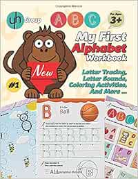 ABC: My First Alphabet Workbook: Letter Tracing, Letter Sounds ...