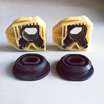 Amazon.com: runmade Upper & Lower Radiator Support Mount Rubber Set For ...