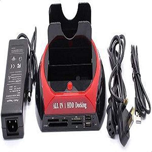 ALL IN 1 HDD Docking Dual Station Support 3.5/2.5 IDE USB eSATA SATA ...