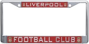 Amazon.com: Anfield Shop Liverpool FC Red Inlaid License Plate Frame ...