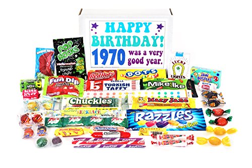Woodstock Candy ~ 1970 49th Birthday Gift Box Nostalgic Retro Candy Mix ...