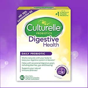 Culturelle Digestive Health Probiotic, 80 Capsules: Amazon.com.mx ...
