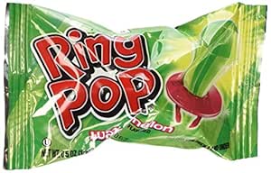 Amazon.com : Two Bonus Size Bags of Ring Pops (8 Ring Pops Total ...