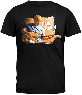 Amazon.com: Paul Simon - Guitar T-Shirt - X-Large Black: Clothing