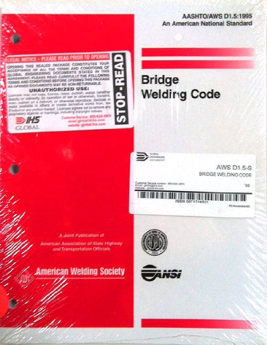 Bridge Welding Code (standard tool measurement): American Welding ...