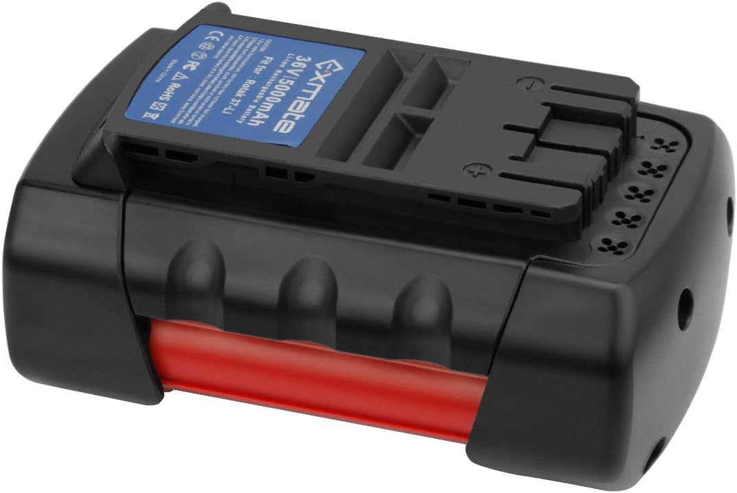 Exmate 36V 5.0Ah Lithium Battery for Bosch Rotak 32 LI, 34 LI, 37 LI ...