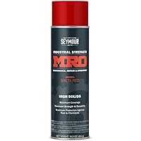 SEYMOUR 620-1423 Industrial MRO High Solids Spray Paint, Safety Red, 16 ...