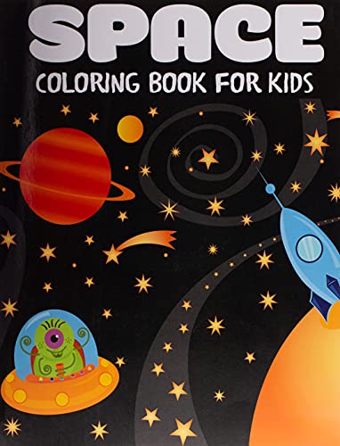 Space Coloring Book for Kids: Fantastic Outer Space Coloring with ...