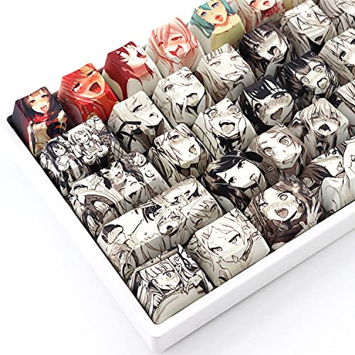 Vanilla.Z PBT Keycaps 108 Key Ahegao Dye Sublimation OEM Profile ...
