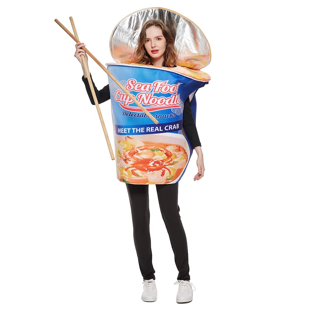 ReneeCho Seafood Instant noodles Costume Cup Noodles Costumes Halloween ...