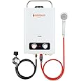 Camplux Pro 6L Portable Tankless Water Heater, 1.58 GPM 41,000 BTU ...
