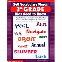 Amazon.com: 240 Vocabulary Words 3rd Grade Kids Need To Know: 24 Ready ...