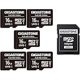 Amazon.com: GIGASTONE 16GB 10-Pack Micro SD Card, FHD Video, Surveillance Security Cam Action ...