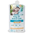 Amazon.com: Fairfield Poly-Fil Extra-Loft Quilt Batting, Premium ...