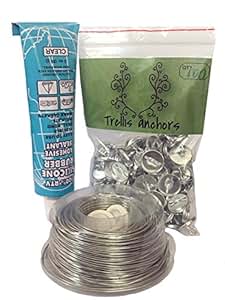 Amazon.com : Trellis Anchor Plants, Vine, Trellis Design Kit 100-Piece ...