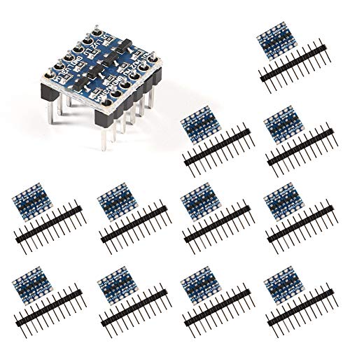 ACEIRMC 12pcs 4 Channels IIC I2C Logic Level Converter Bi-Directional ...