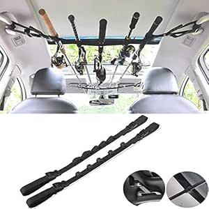 GOODTY Vehicle Fishing Rod Racks,Car Fishing Rod Holder Strap,Fishing ...