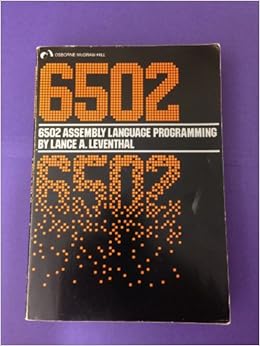 6502 Assembly Language Programming: Amazon.co.uk: Lance A. Leventhal ...
