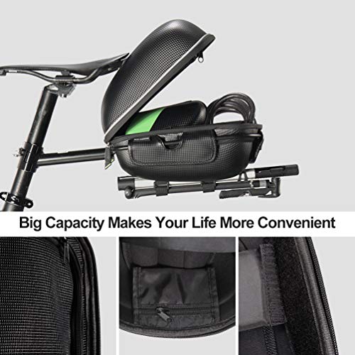 ROCKBROS Bike Trunk Bag Waterproof Hard Shell Bicycle Rear Rack Bag ...