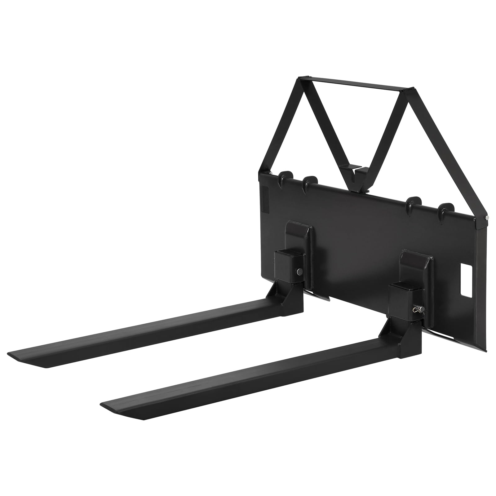 46" Heavy-Duty Tractor Pallet Forks, 3200lbs Capacity, Quick Attach ...