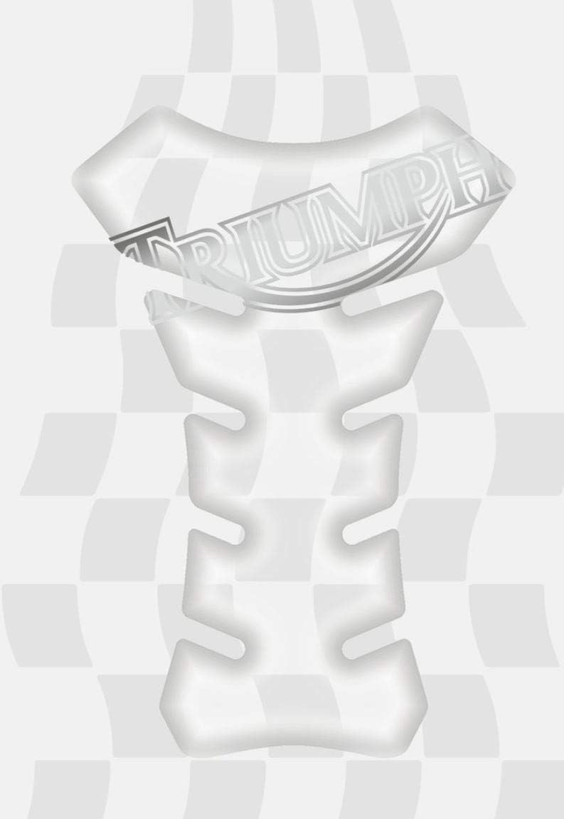 TRIUMPH MOTORCYCLE TANK PROTECTOR PAD (CLEAR) MADE IN ITALY BONNEVILLE ...