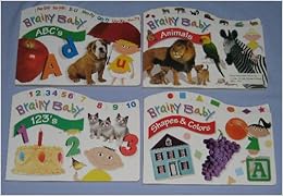 4 Brainy Baby Books (Brainy Baby ABC's, Brainy Baby 123's, Brainy Baby ...