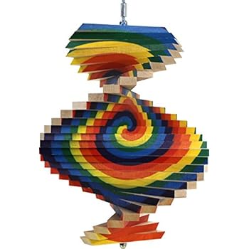 Amazon.com : Natural Wood Wind Spinner - Made in USA : Garden & Outdoor