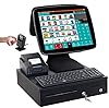 MEETSUN A3D Windows All in one Cash Register POS Terminal Touch Screen Retail Point of Sale ...
