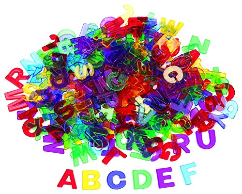 Colorations Translucent Multi-Color Uppercase Letters, Multi Color ...