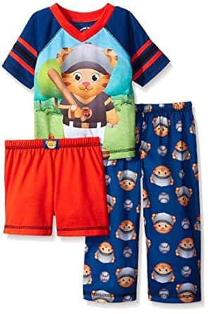 Amazon.com: Daniel Tiger Boys' 3 Piece Set with Short, Blue, 2T: Clothing