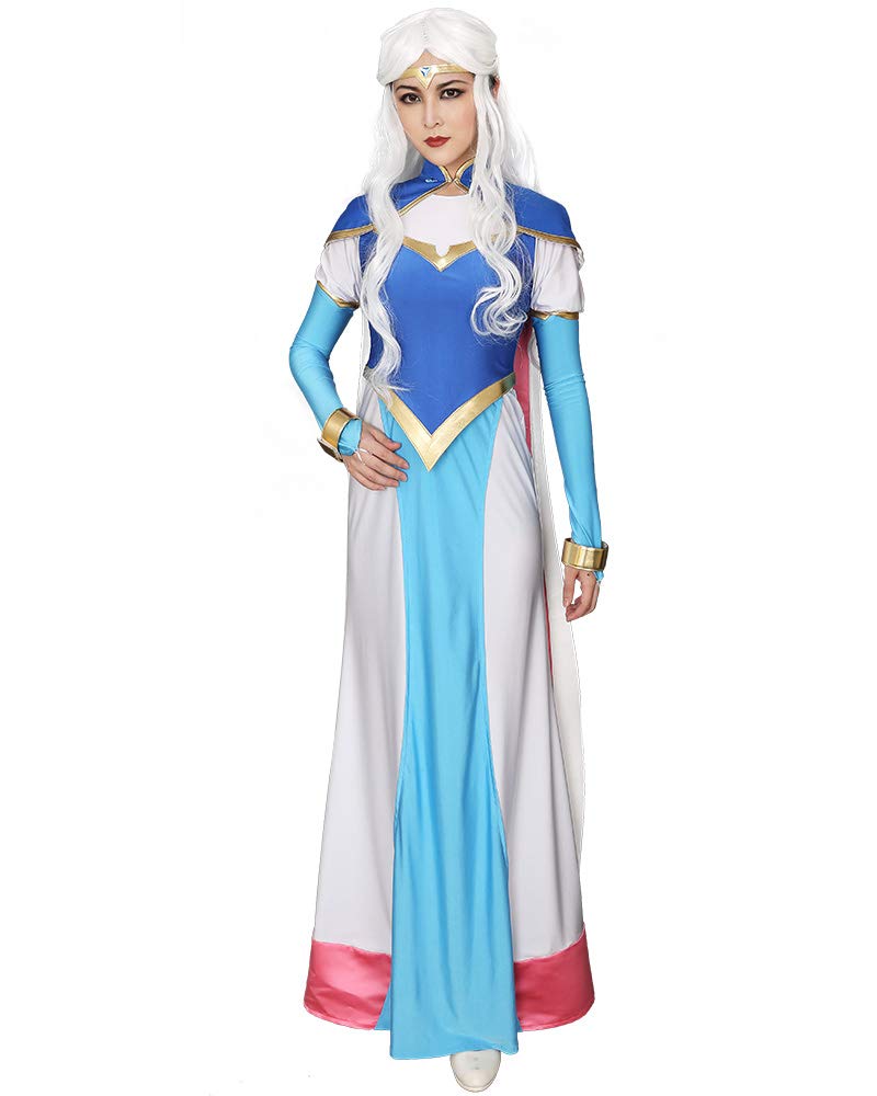 Amazon.com: Long Light Blonde Curly Wavy Hair Princess Allura Voltron ...