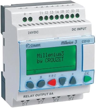 Crouzet Millenium 3 CD12 Logic Controller, 88970041: Amazon.co.uk ...