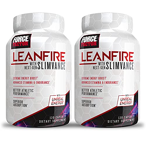 Force Factor LeanFire with Next-Gen SLIMVANCE, 2-Pack, Advanced Energy ...