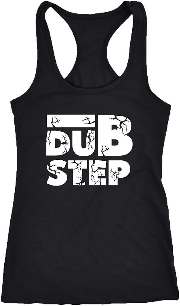Amazon.com: Dubstep Racerback Tank Top T-Shirt. Funny Dubstep Tank ...