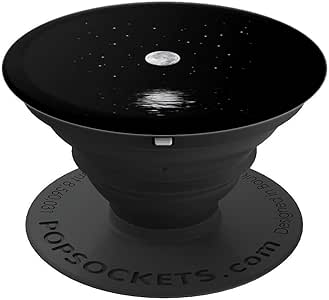Amazon.com: Moon Reflection Night Water Stars PopSockets Grip and Stand ...