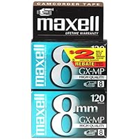 Amazon.com : Maxell P6-120 GX-MP High Quality Camcorder Tapes, 2 Pack : Blank Minidv Tapes ...