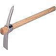 Amazon.com : LIANGLIDE Pick Axe Tool Garden Hoe Detachable Pickaxe Hoe ...