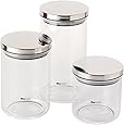 ProCook Glass Storage Jars Set of 3: Amazon.co.uk: Kitchen & Home