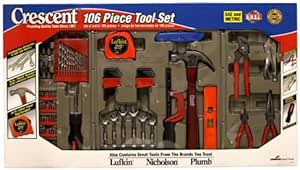 Crescent CTK106 106 Piece Homeowners Tool Set with Storage Case - Hand ...