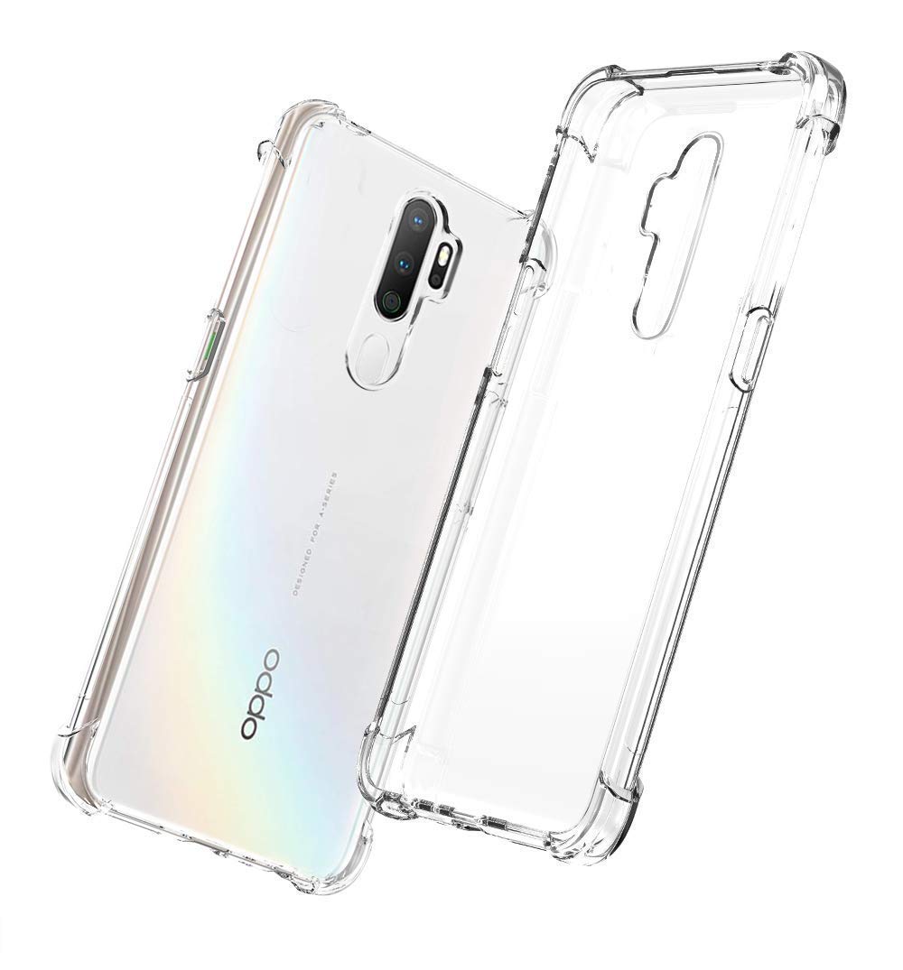 Transparent Back Case Cover for Oppo A5 2020 | Full: Amazon.in: Electronics