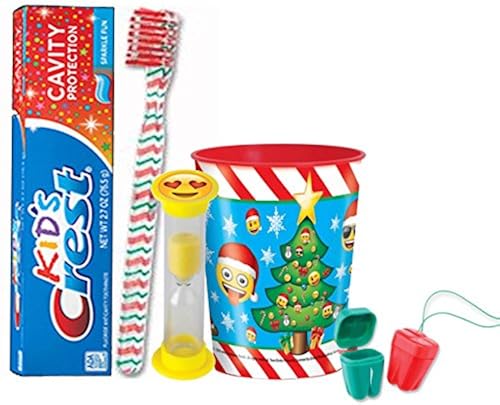 "Emoji" Christmas Inspired 6pc Bright Smile Oral Hygiene Stocking ...