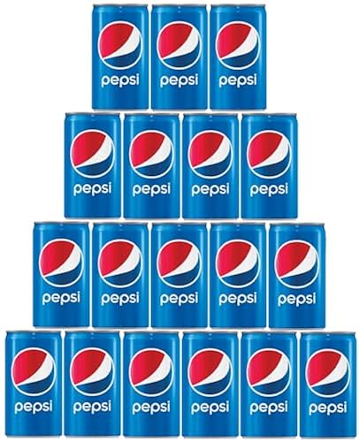Murai - (18 Pack Bundle) Pepsi Cola Soda 7.05oz Cans | Great Home ...