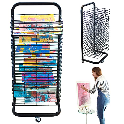 Art Drying Rack For Classroom | Functional & Mobile Paint Drying Rack ...