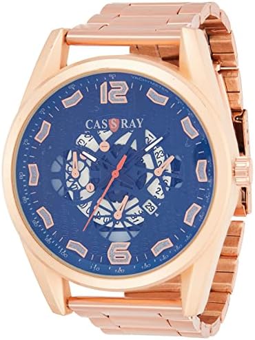 سعر ساعة معدن بلون ذهبي وردي للرجال من كاسراي, ذهبي وردي، انالوج فى مصر ...