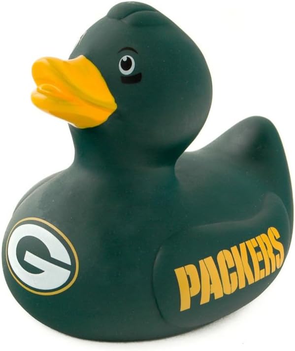 Forever Collectibles NFL Green Bay Packers Team Vinyl Duck: Amazon.co ...