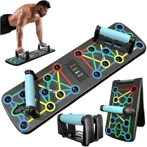 Push Up Board for Men,Foldable Push Up Board,Workout Board Chest Muscle ...